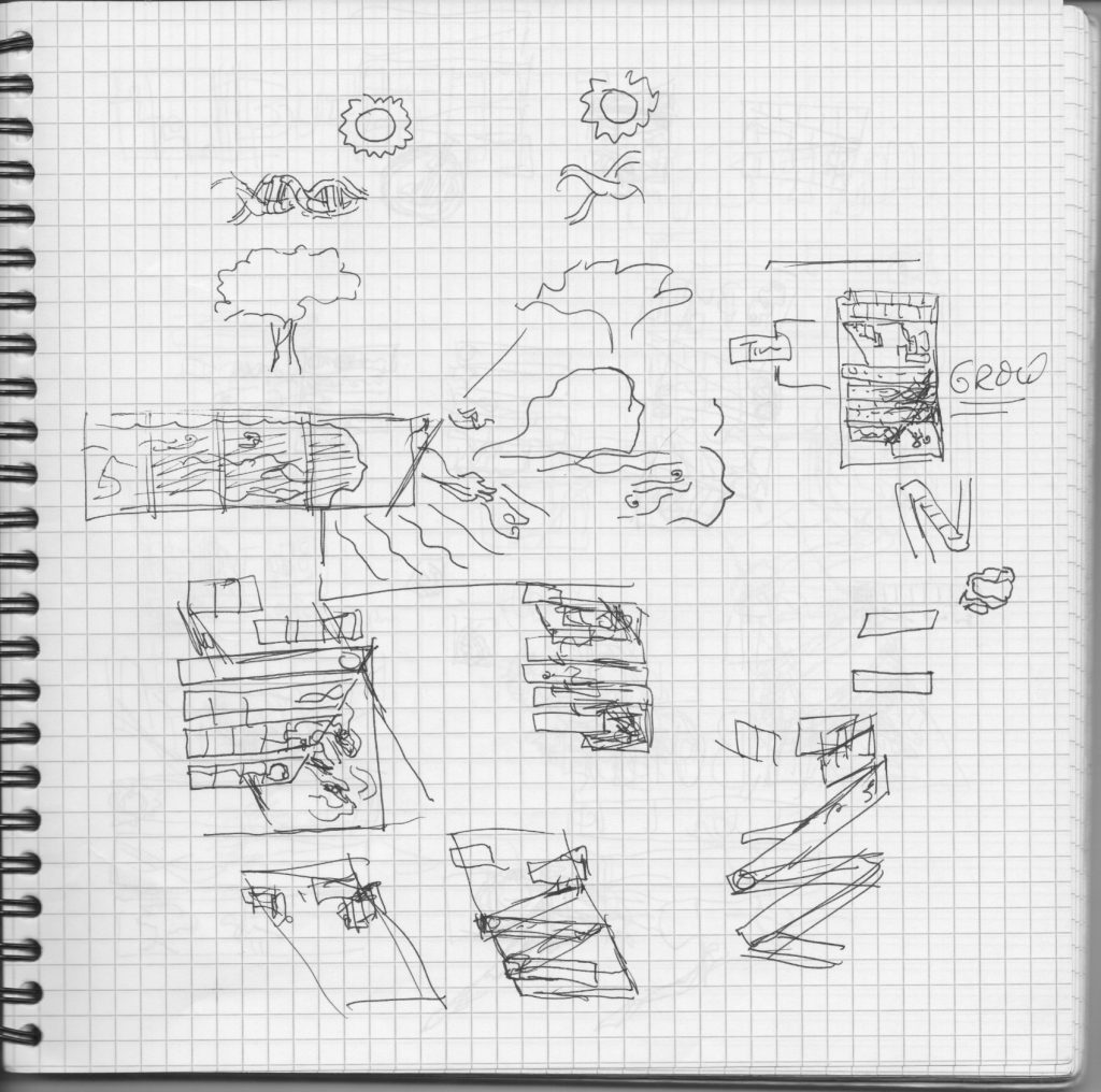 Sketching Entropy – Spin Weave and Cut