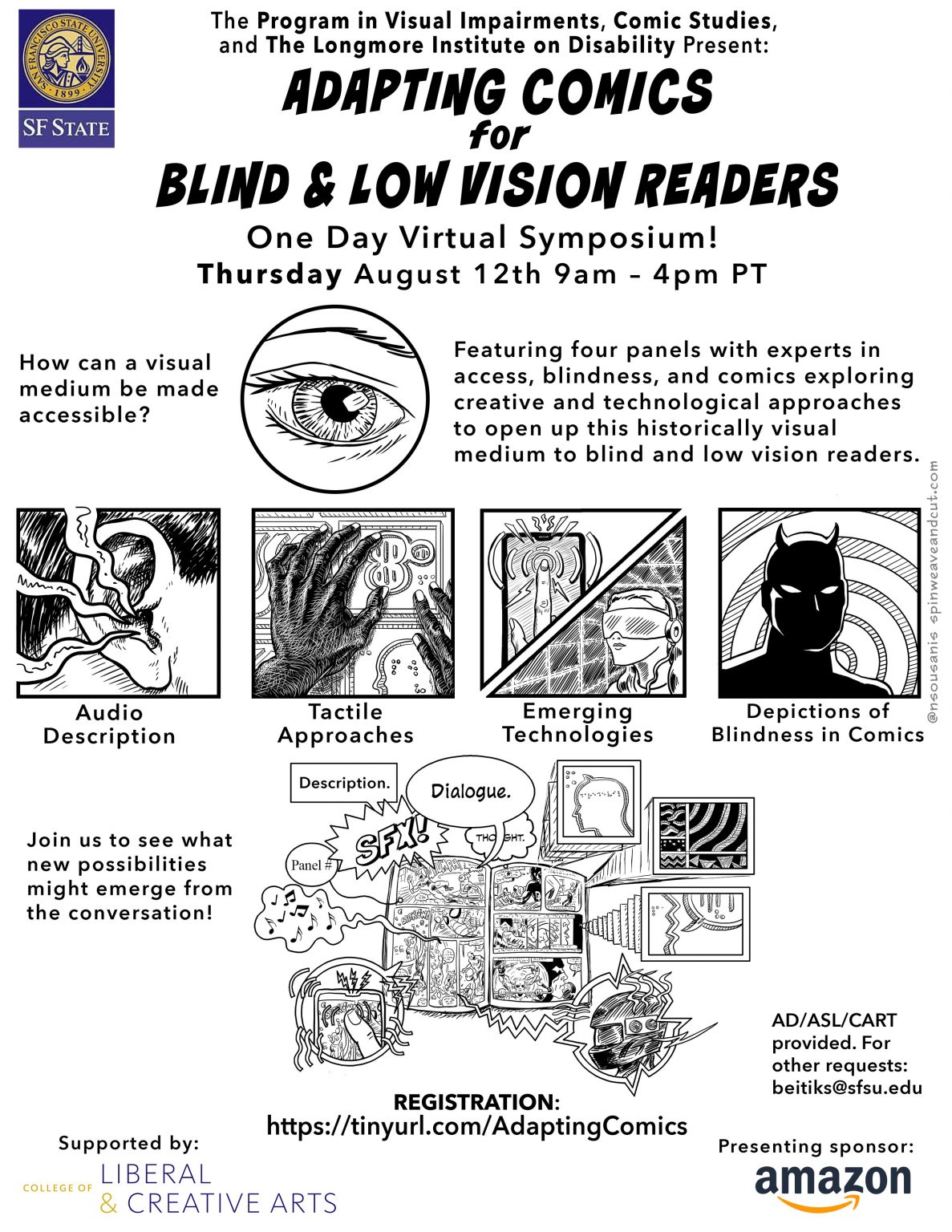 Blind Accessible Comics – Spin Weave and Cut