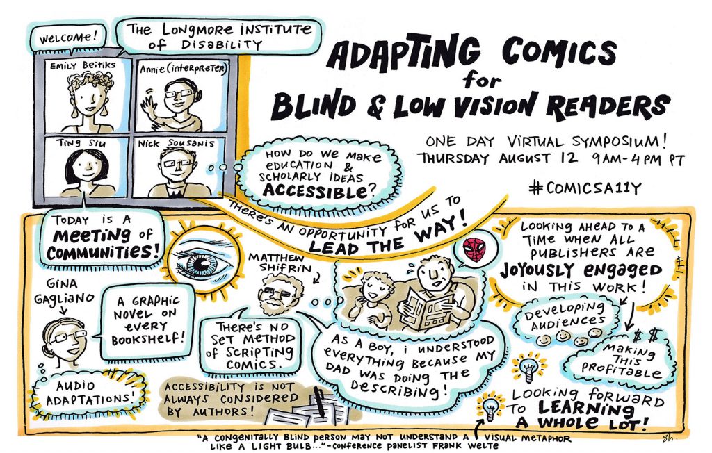 Blind Accessible Comics – Spin Weave and Cut