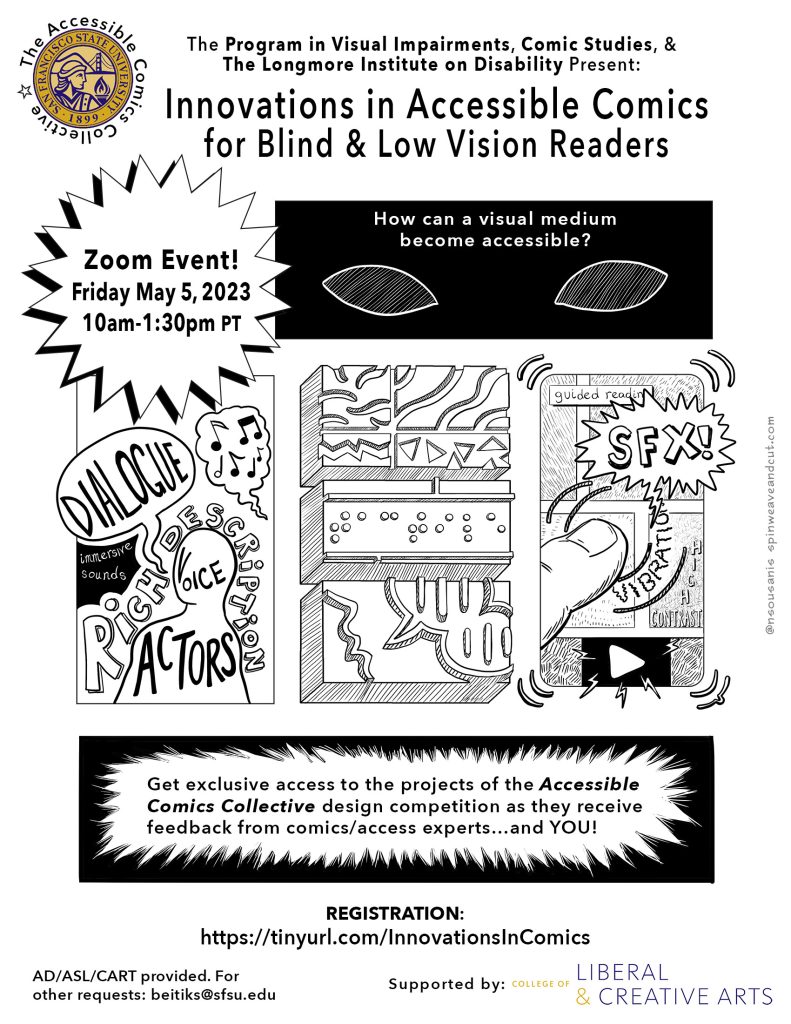Blind Accessible Comics – Spin Weave and Cut
