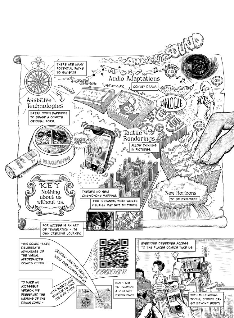 Comic on Accessible Comics! – Spin Weave and Cut