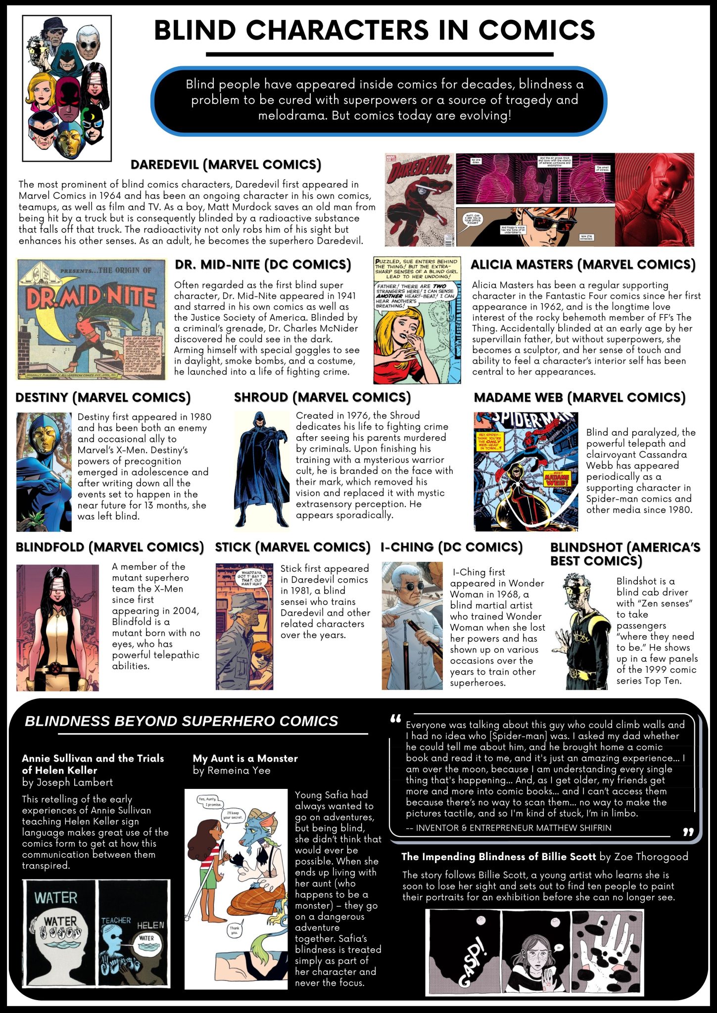 Accessible Comics Collective Exhibition: Comics Beyond Sight! – Spin ...