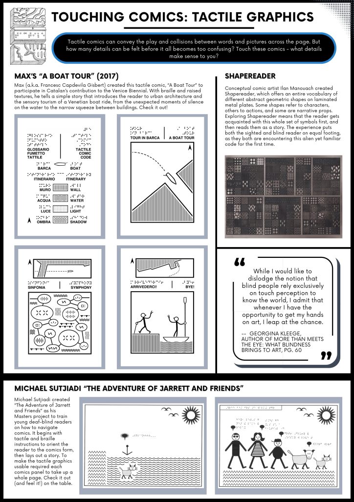 Accessible Comics Collective Exhibition: Comics Beyond Sight! – Spin ...
