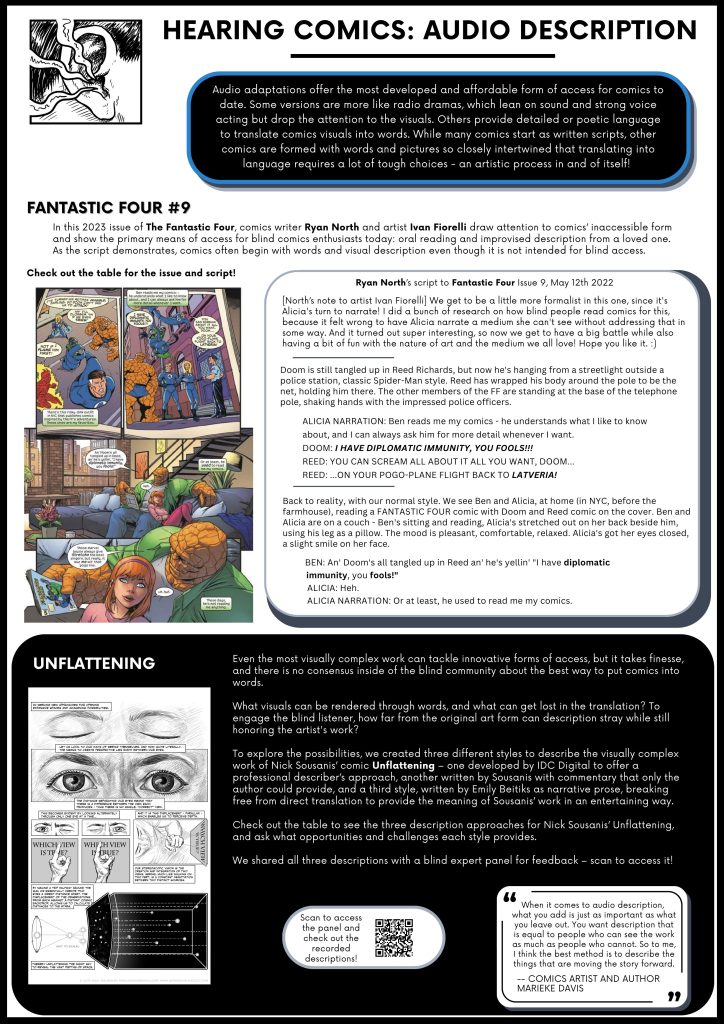 Accessible Comics Collective Exhibition: Comics Beyond Sight! – Spin ...